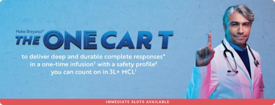 BREYANZI® CAR T-Cell Therapy for R/R MCL | For HCPs